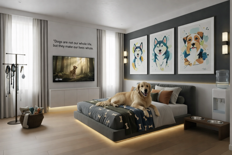Artist Renderings – Pet Friendly Rooms - Bedroom, Living Room & Office